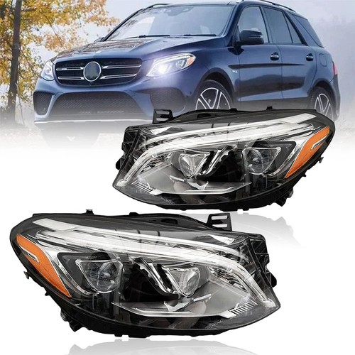 For 2016-2019 Mercedes-Benz GLE W166 Full LED Headlights Headlamps Left ...