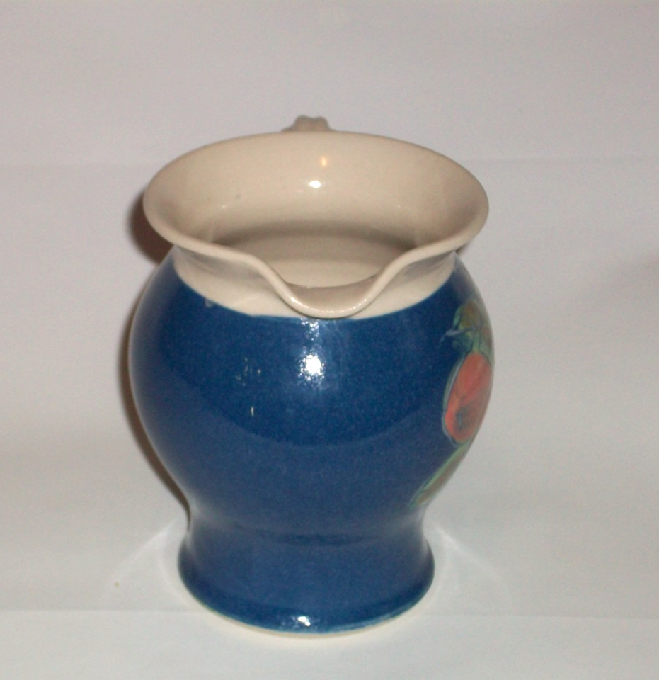 R & J Forrester Bandon Pottery Ireland Vtg Jug in Cobalt Blue with ...