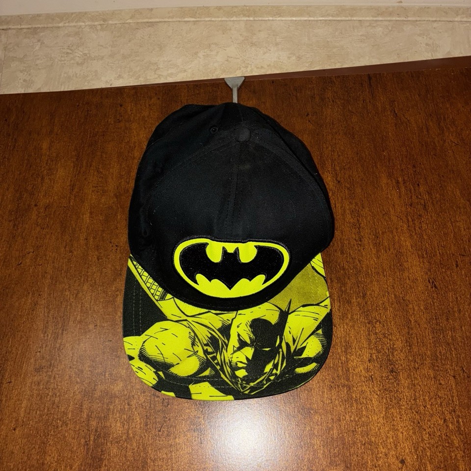 Batman Black And Yellow Men’s Baseball Style Cap Hat | eBay