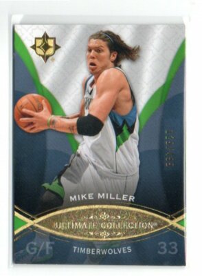 2008-09 Ultimate Collection /499 Mike Miller #55 MINNESOTA TIMBERWOLVES ...