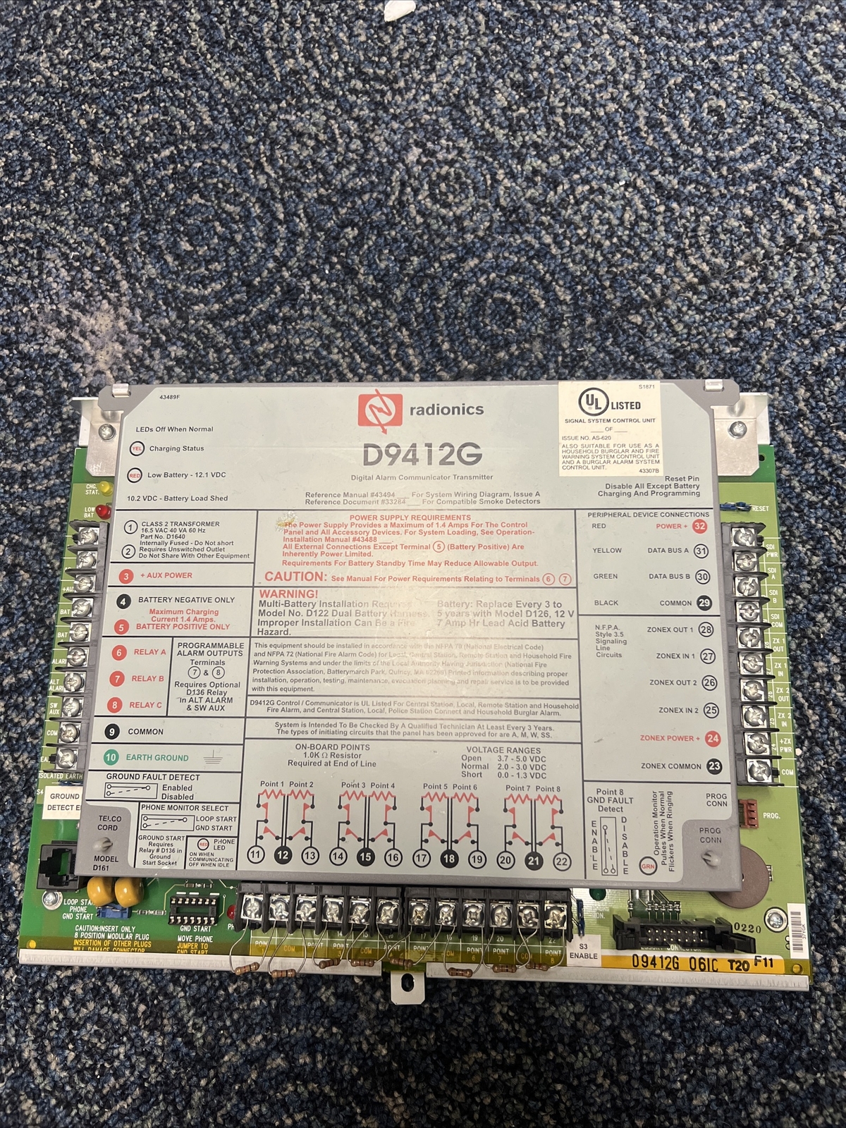 Radionics D9412G Transmitter | eBay