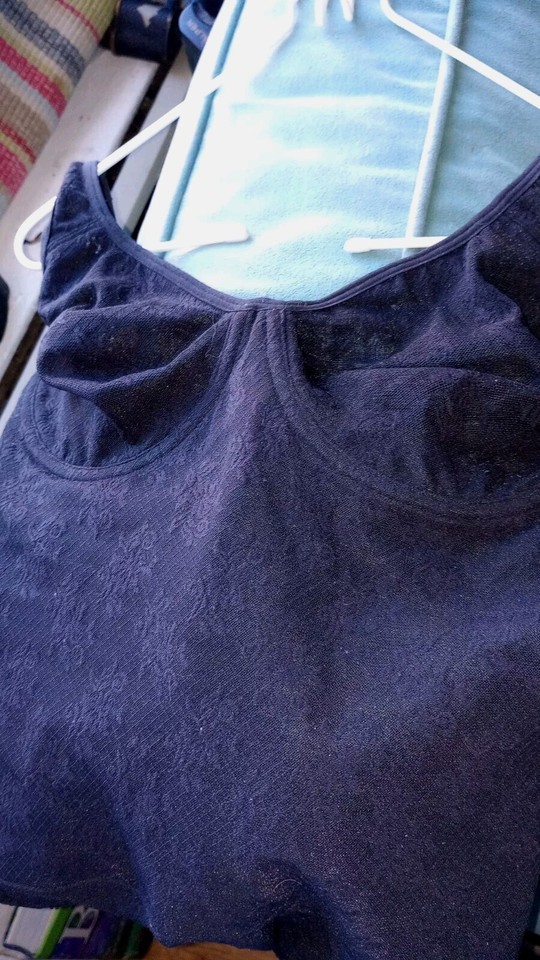 Vintage Olga Black Underwire Body Briefer Shaper Size 38B Model 43004 ...