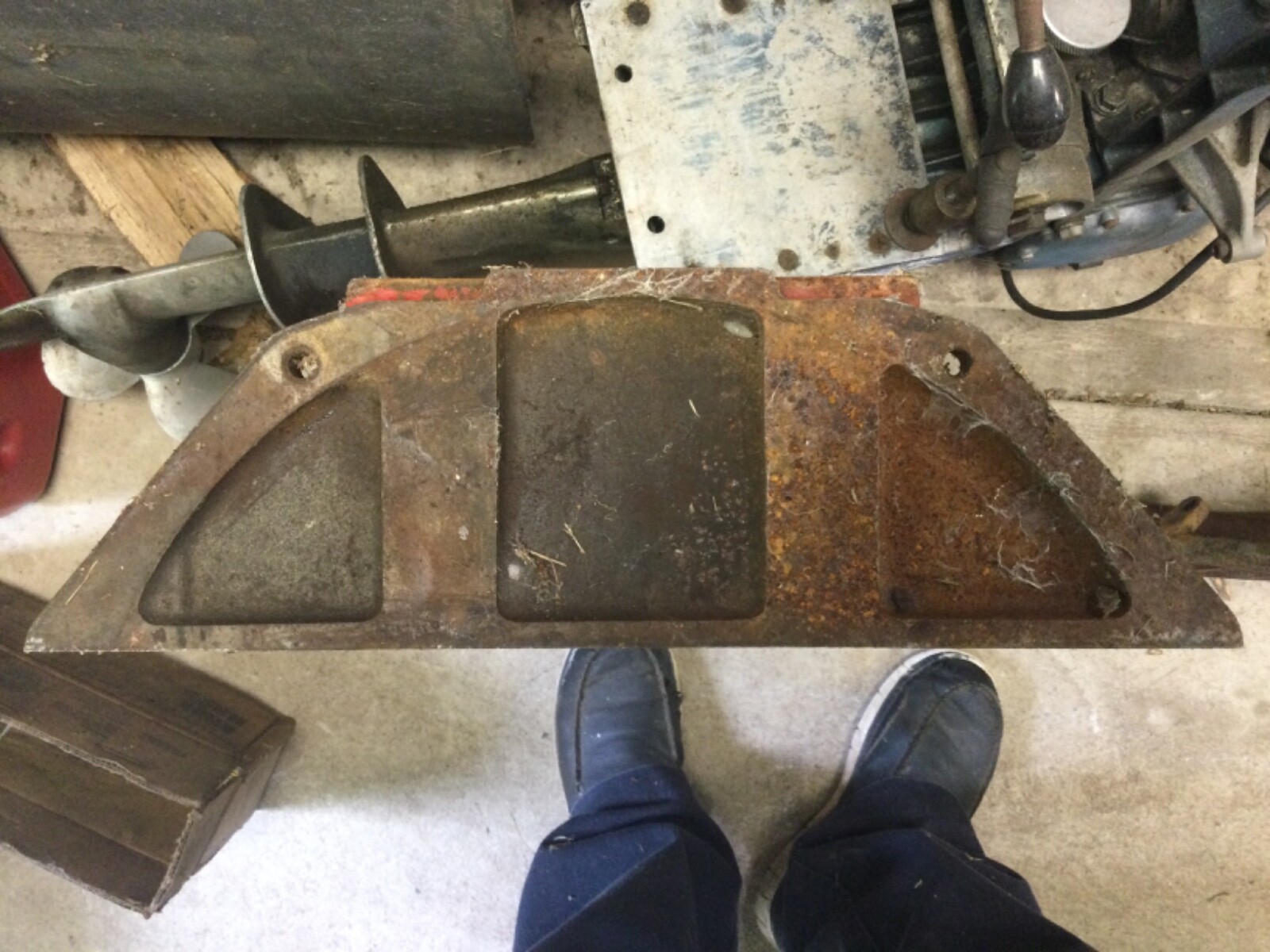 AMC 327 cast iron oil pan Gray marine engine | eBay