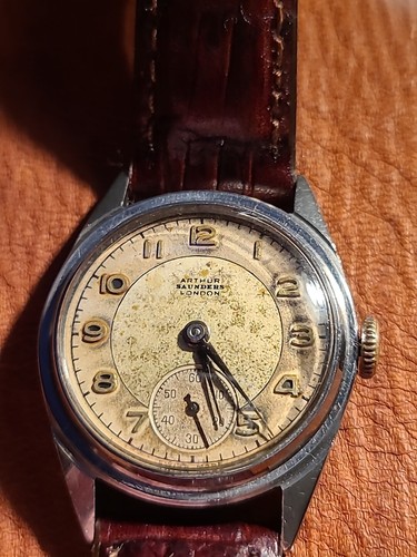 Arthur Saunders London Mans Military Collector Watch , Very Rare ,working | eBay