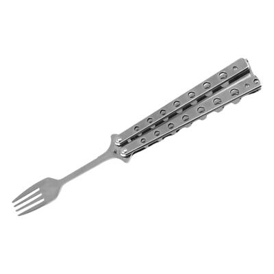 Butterfly Fork Stainless Steel Foldable Utensil for Hunting | eBay