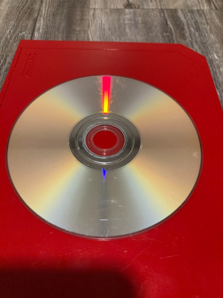 Nintendo Wii Red RVL-001 Console Tested + Pac-Man Party + Nunchuk ...