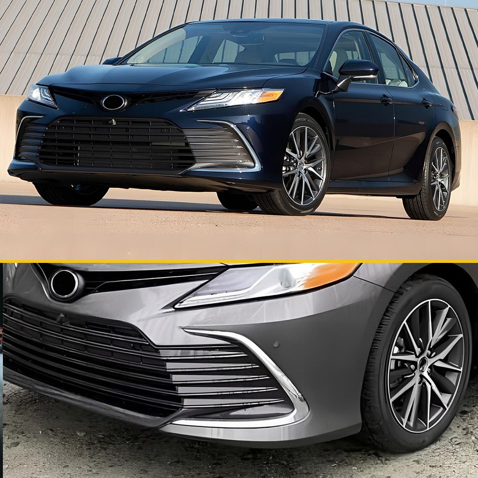 Front Bumper Silver Grille Trim Grill Pair L+R Fit 2021-2023 Camry ...