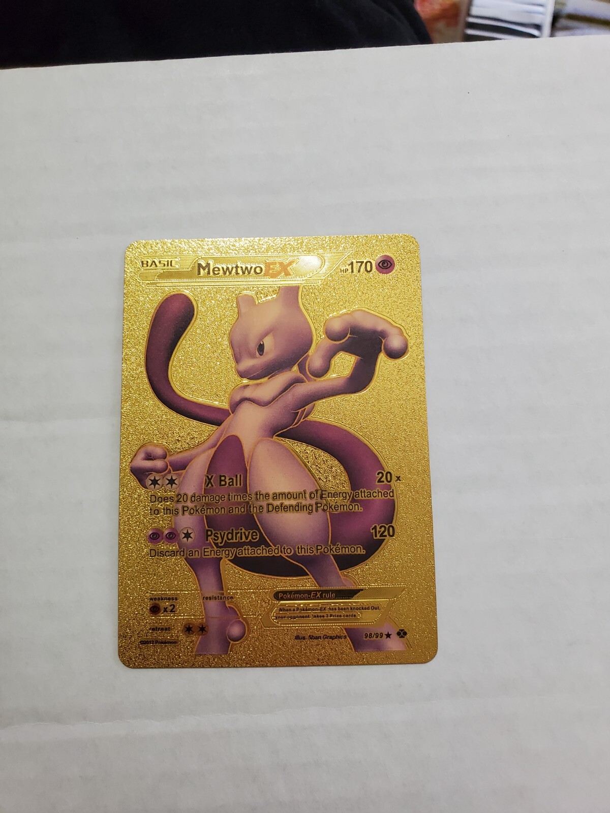 Mewtwo-EX-Pokemon-Gold-Foil-Card Values - MAVIN