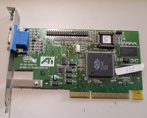 Carte Graphique Vintage AGP - ATI 3D RAGE IIC PN 109-49300-01 8Mo . | eBay