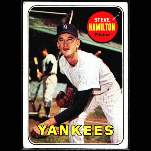 1969 Topps #69 Steve Hamilton New York Yankees Baseball Card | eBay