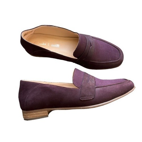 Clarks - Pure Iris Penny Loafers Flat Shoes Sz 6.5 | eBay