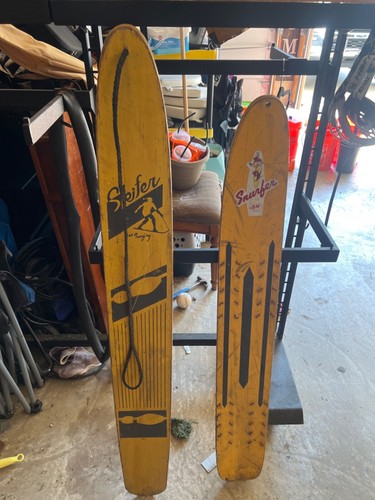 (2) Vintage Nash Skifer Snurfer Snow Ski Surfing Early Snowboards ...