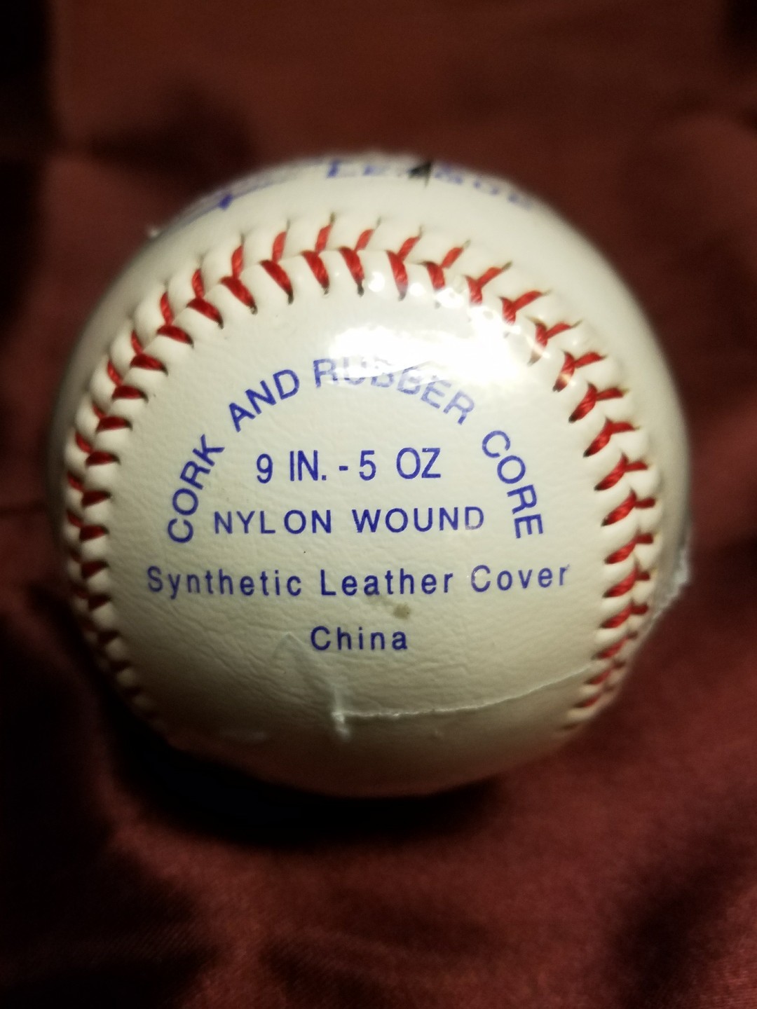 New Official MacGregor Cork & Rubber Core Baseball 9"- 5 OZ 92722 ...