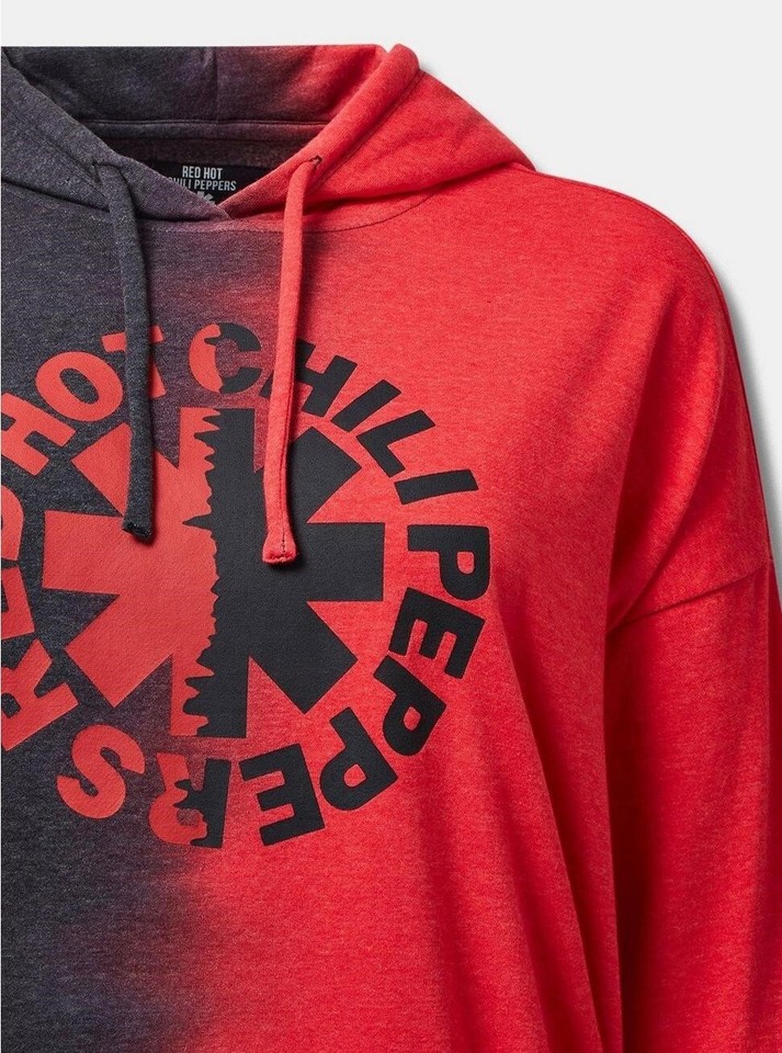 Torrid Band Sweatshirt Red Hot Chilli Peppers Black Red NWT New 3X ...
