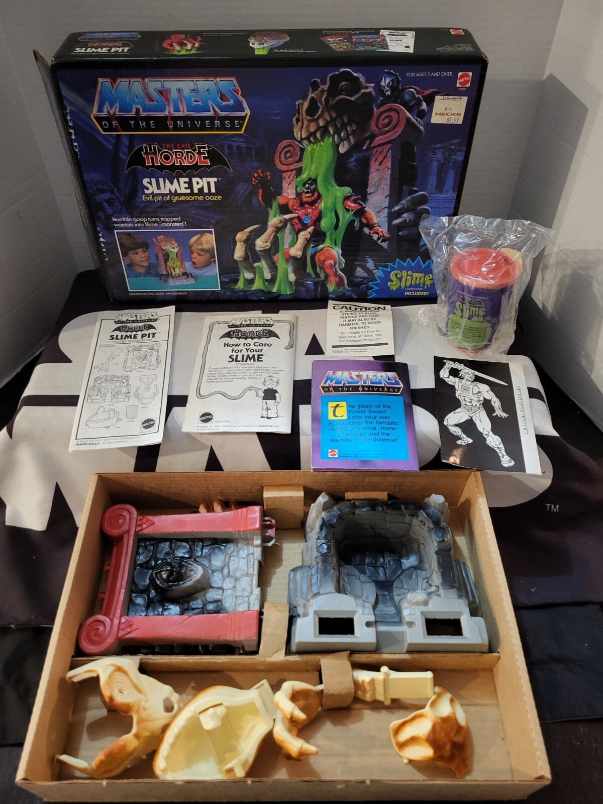Slime Pit 1985 MOTU Masters of the Universe Original 100% COMPLETE w ...