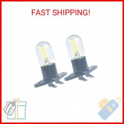 QLEE Led Filament Light 1.5w Z187 Microwave Bulb 125v 20w Equivalent ...