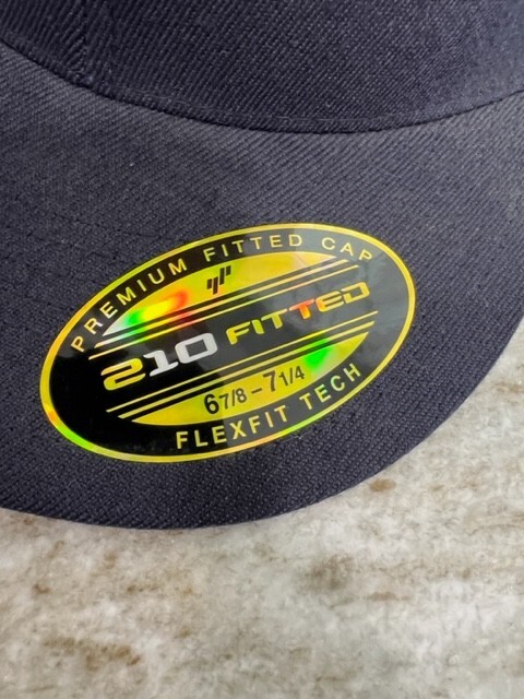 Premium 210 Fitted Cap NWT Flexfit Tech 6 7/8 - 7 1/4 Navy Blue Wool Blend NEW | eBay