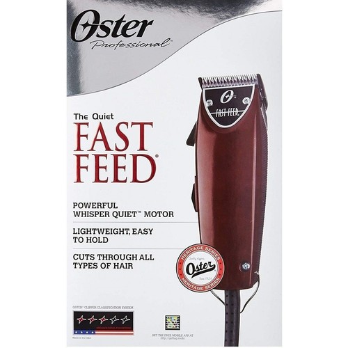 OSTER Professional FAST FEED ADJUSTABLE BLADE CLIPPER SET Hair Stylist ...