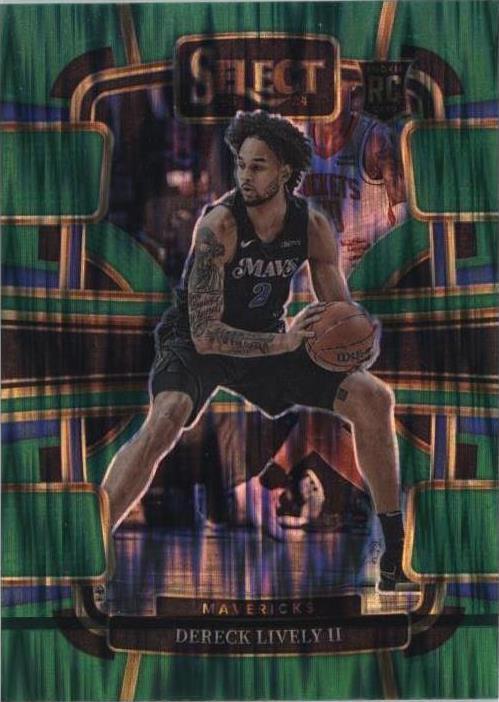 2023-24 Panini Select - Concourse Dereck Lively #76 Green Shock Prizm ...