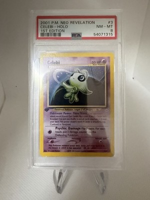 Pokemon Celebi Neo Revelation 1st Edition Holo Rare #3 PSA 8 | eBay