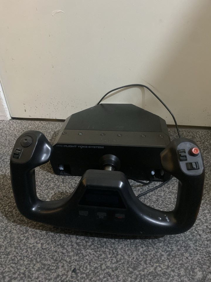 Logitech G Saitek Pro Flight Simulator Yoke System USB Sim No ...
