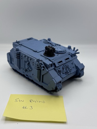 40k Space Marine Space Wolves Rhino with Forge World front and doors ...