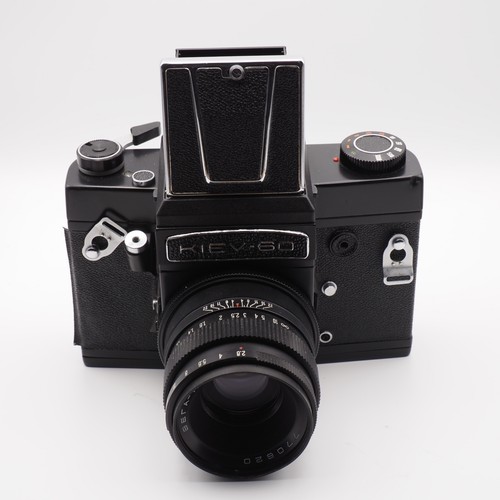 Kiev 60 medium format SLR with Mirror Lock up, 90mm f2.8 lens and W/L ...