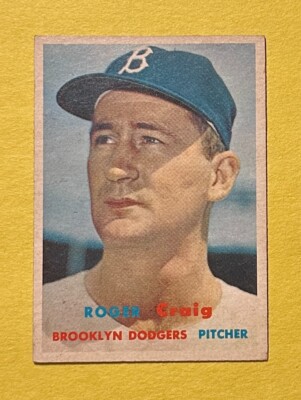 1957 TOPPS ROGER CRAIG #173 DODGERS | eBay