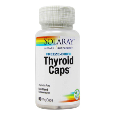 Thyroid Caps 60 Caps By Solaray | eBay