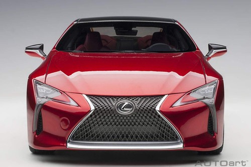 AUTOart 1/18 Lexus LC500 Metallic Red Interior Color: Dark Rose ...