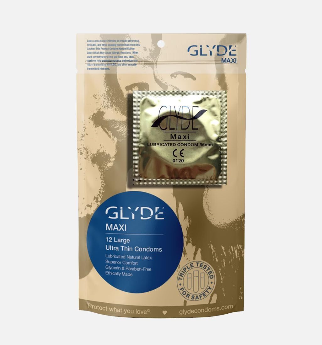 GLYDE Maxi - XL Fit Condoms - 12 Count - Ultra-Thin, 12 (Pack of 1) | eBay