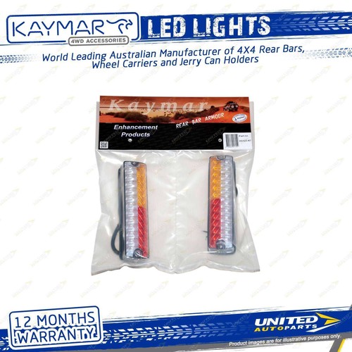 2 x Kaymar LED Lights for Toyota Landcruiser 40 60 75 76 78 80 Series ...