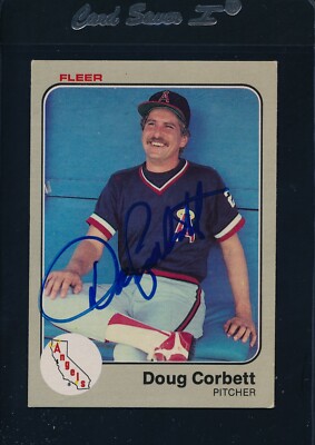 1983 Fleer #83 Doug Corbett Angels Signed Auto *27545 | eBay