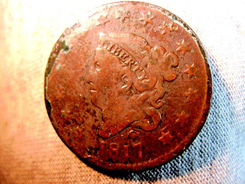 1817 Large Cent 15 stars variety | eBay