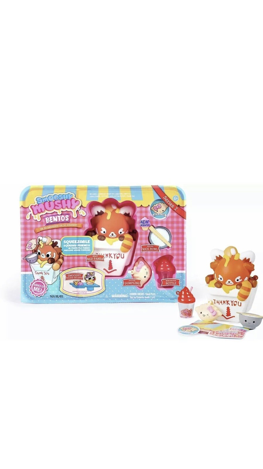 Smooshy Mushy SERIES 2 Bentos Box, LIBBY LABBY, RILEY RED PANDA, HARPER ...