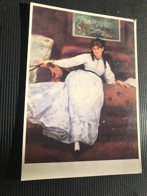 CARTE POSTALE EDOUARD MANET/ LE REPOS PORTRAIT DE BERTHE MORISOT / | eBay