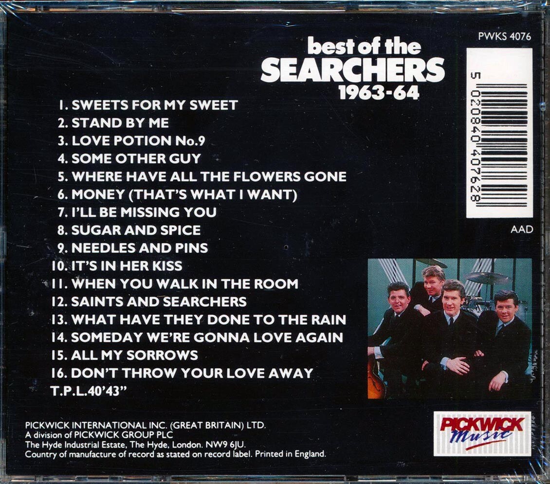 CD The Searchers - Best Of The Searchers 1963-64 | eBay