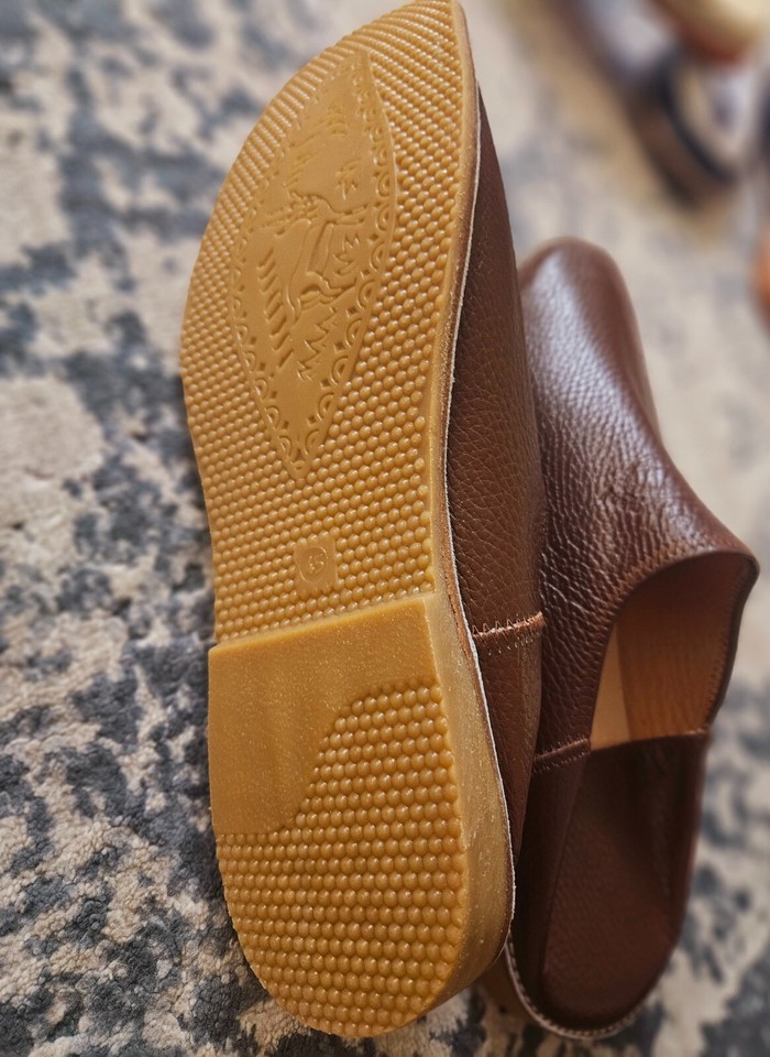 Large sizes Fine Moroccan Babouches/Mules (Men Slippers) | eBay