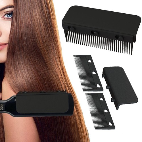 Clip On Flat Iron Comb Attachment V Type Nimble Comb Grip Comb Travel ...