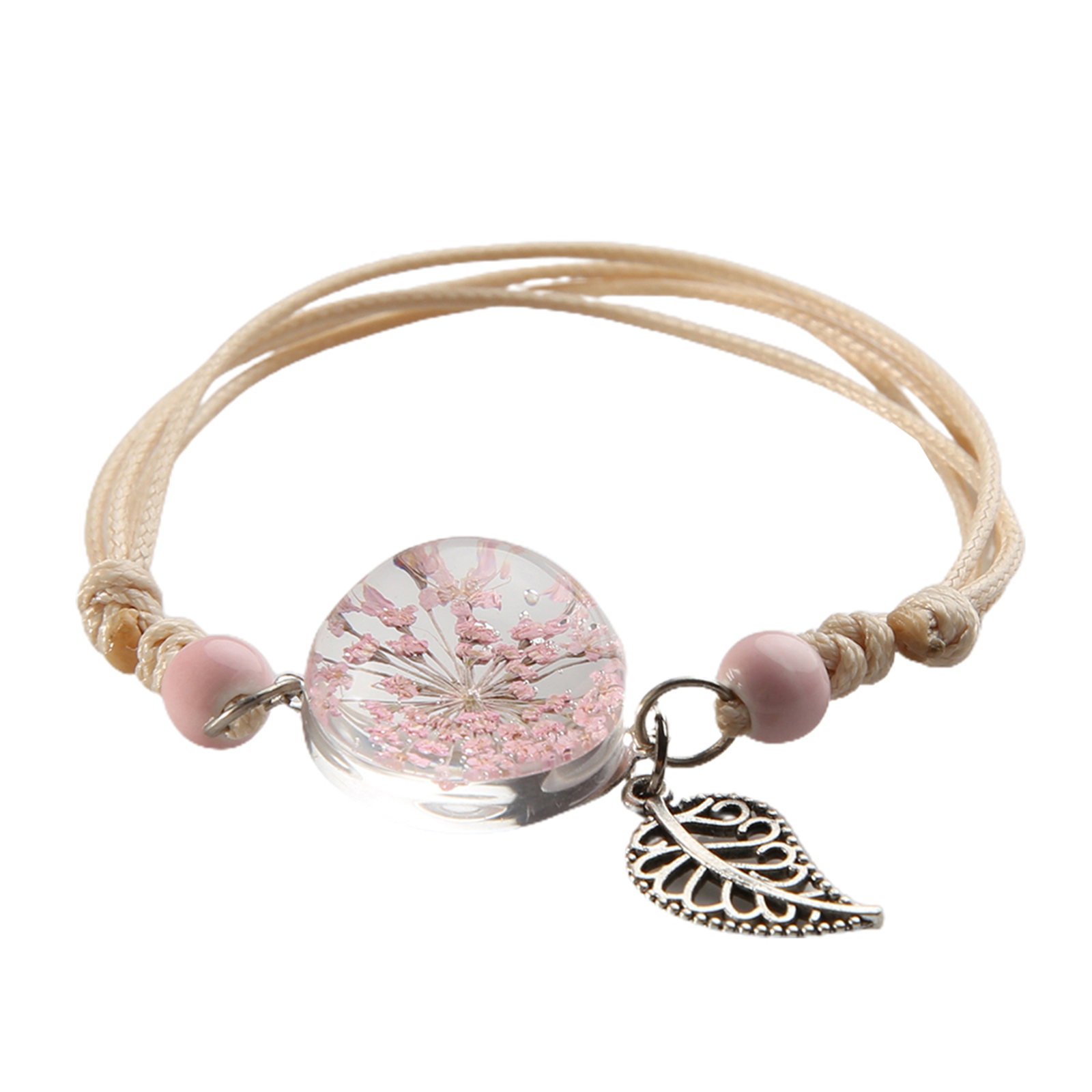 Women Bracelet Beads Elegant Glass Ball Bracelet Accessories | eBay