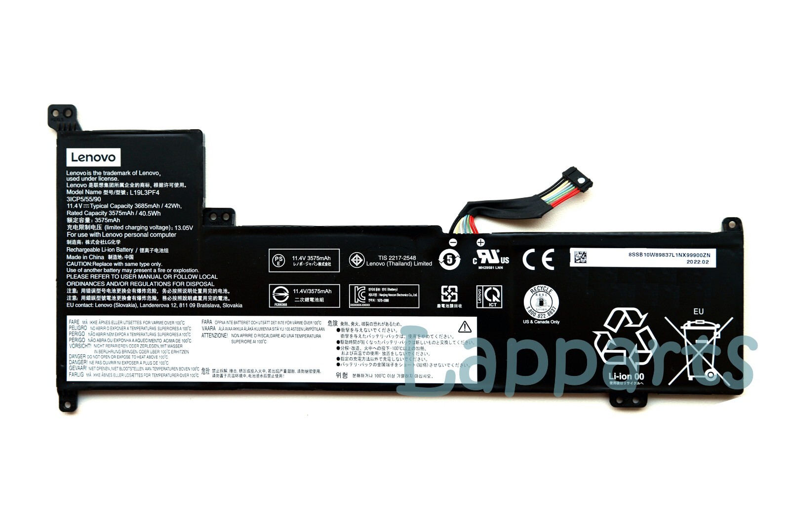 New Genuine L19L3PF4 L19C3PF6 Battery for Lenovo Ideapad 3-17IML 3 ...