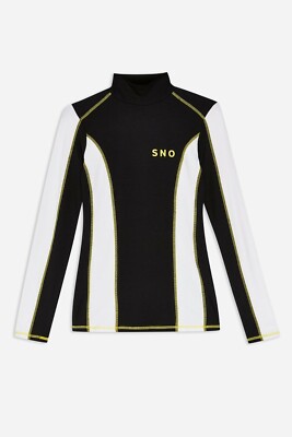 TOPSHOP SKI TOP SNO Collection Base Layer SIZE UK 6 16 BASE LAYER | eBay UK