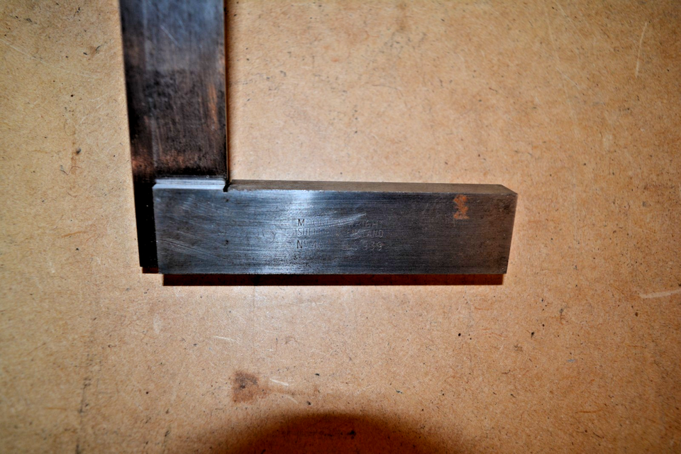 Moore & Wright 400 Precision Square 7" Sheffield, UK Machinist Tool ...