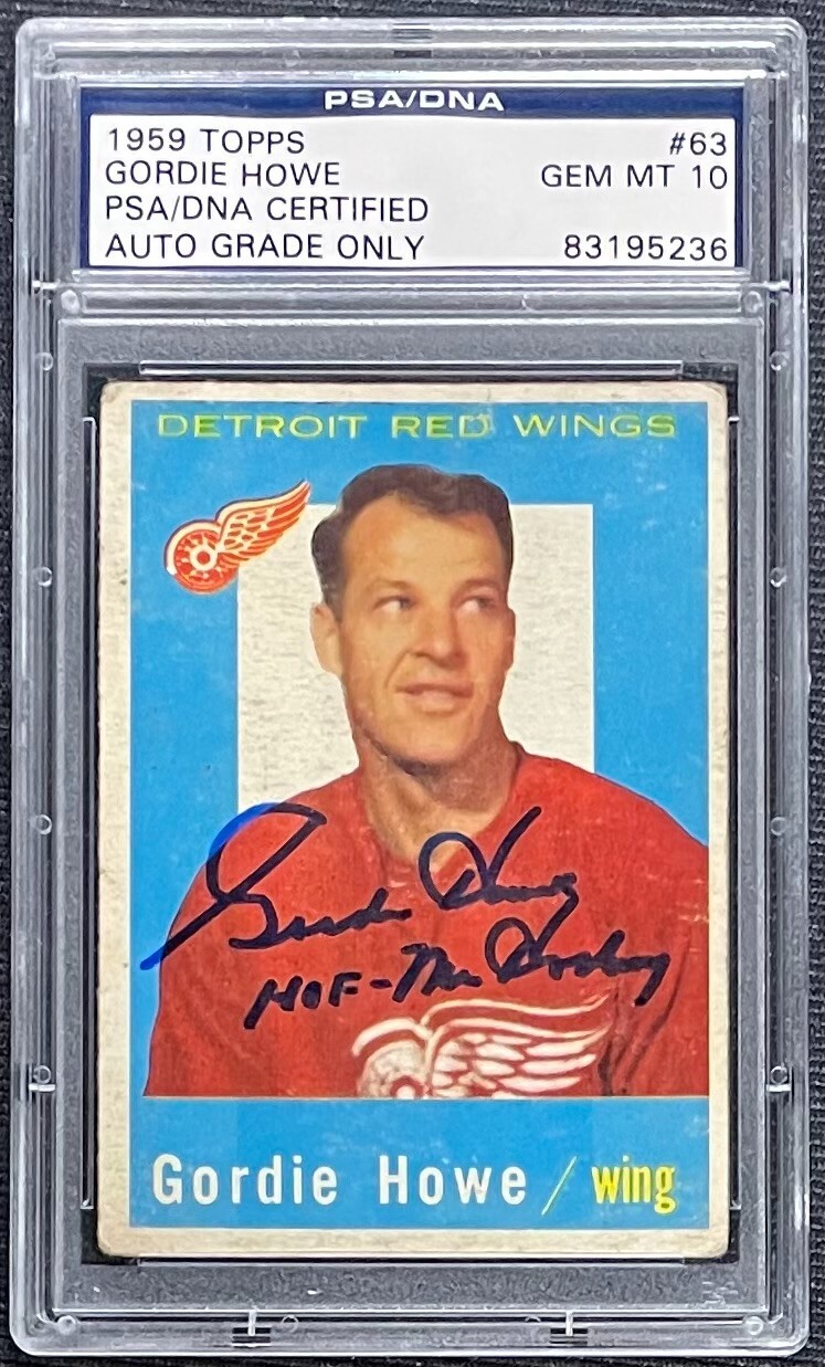 Gordie Howe | Autographed Hockey Memorabilia & NHL Merchandise