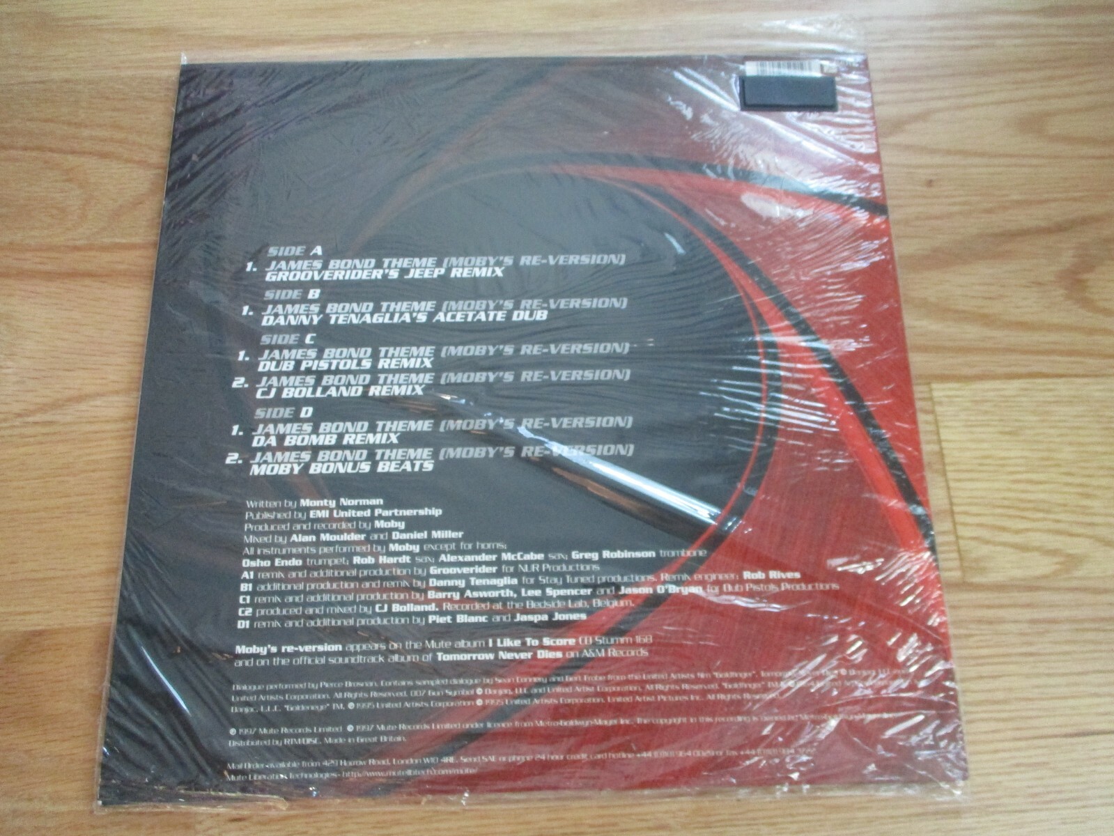 Moby – James Bond Theme 2 LP Set (Moby’s Re-Version) OVERSEAS IMPORT | eBay