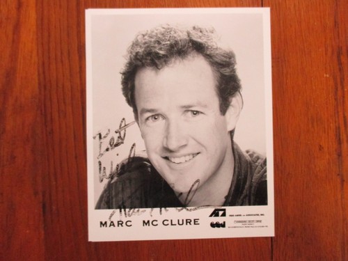 MARC McCLURE ("Superman"/"Jimmy Olsen") Signed 8 X 10 Black & White ...