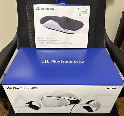 Sony PlayStation PS VR2 Headset Sense Controllers VR - White With ...