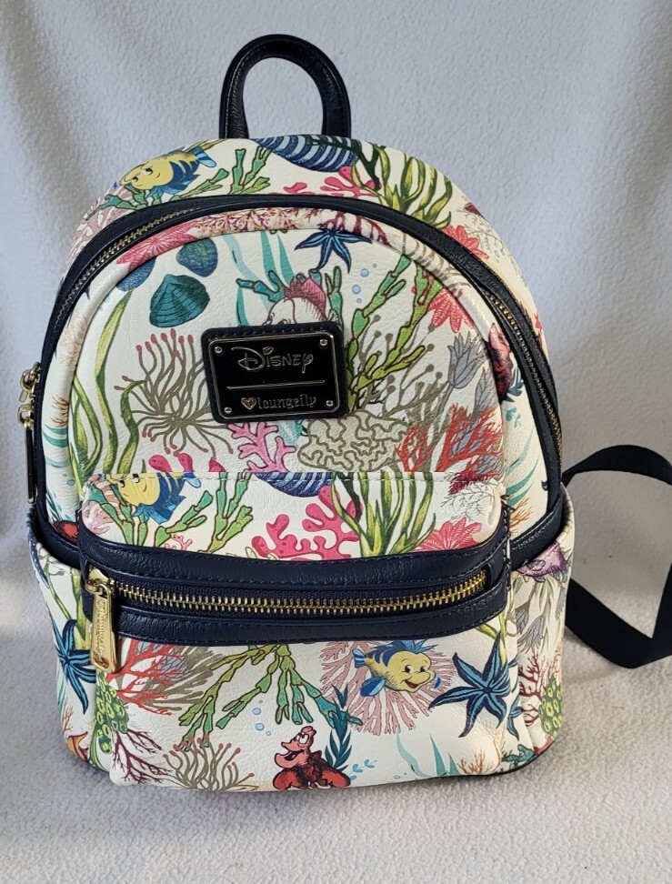 Loungefly Little Mermaid Under The Sea Mini Backpack - Gem