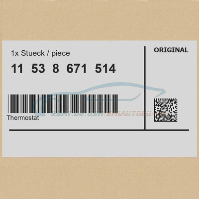 Original BMW 11538671514 - Thermostat | eBay