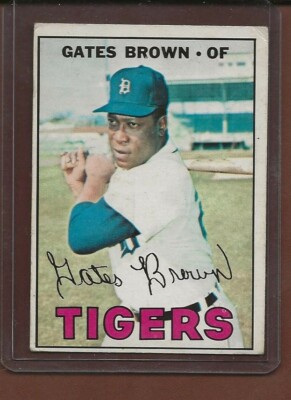 1967 OPC, O-Pee-Chee, #134 Gates Brown, Detroit Tigers, VG-EX, Rare! | eBay